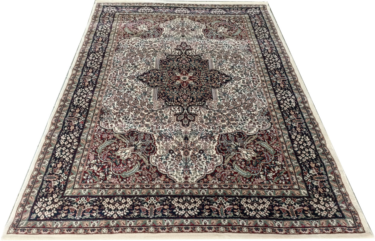 TTC THREAD & TEXTURE CARPET Kashmiri Traditional Persian Design Acrylic ...